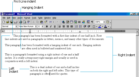 How To Do First Line Indent In Word 2017 vse